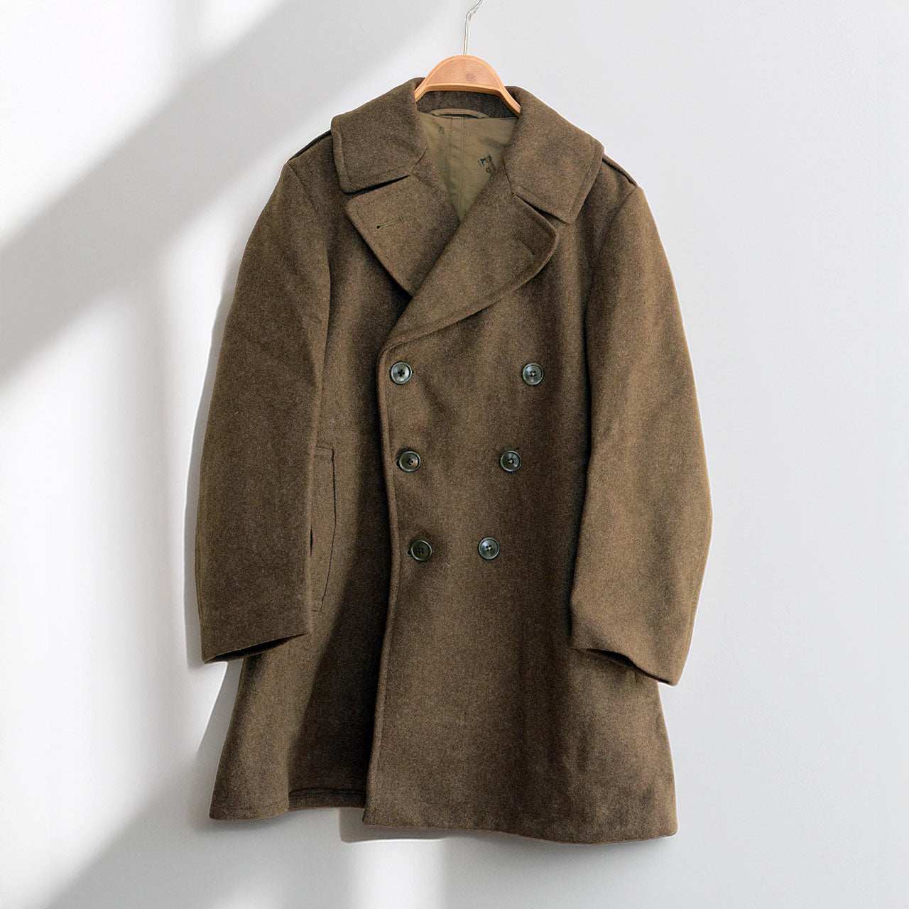 1940s U.S. Army Wool Overcoat – Rare WWII Military Coat for Collectors ...
