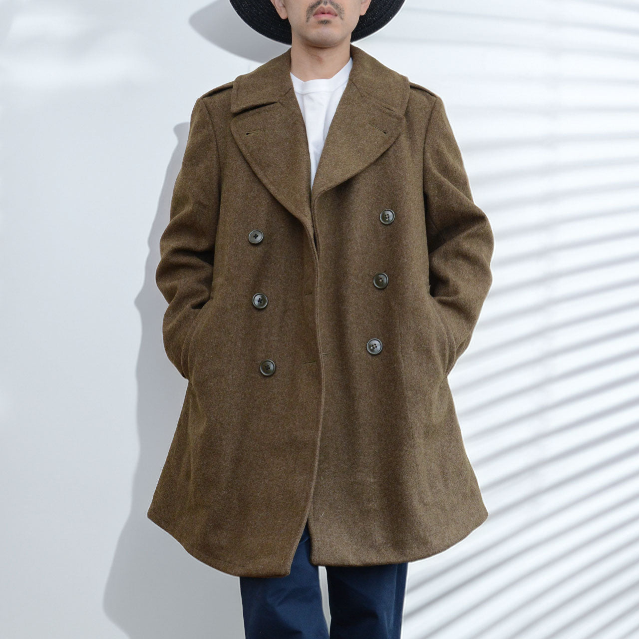 Vintage 1940s U.S. Army Wool Overcoat – Double-Breasted Military Jacke ...